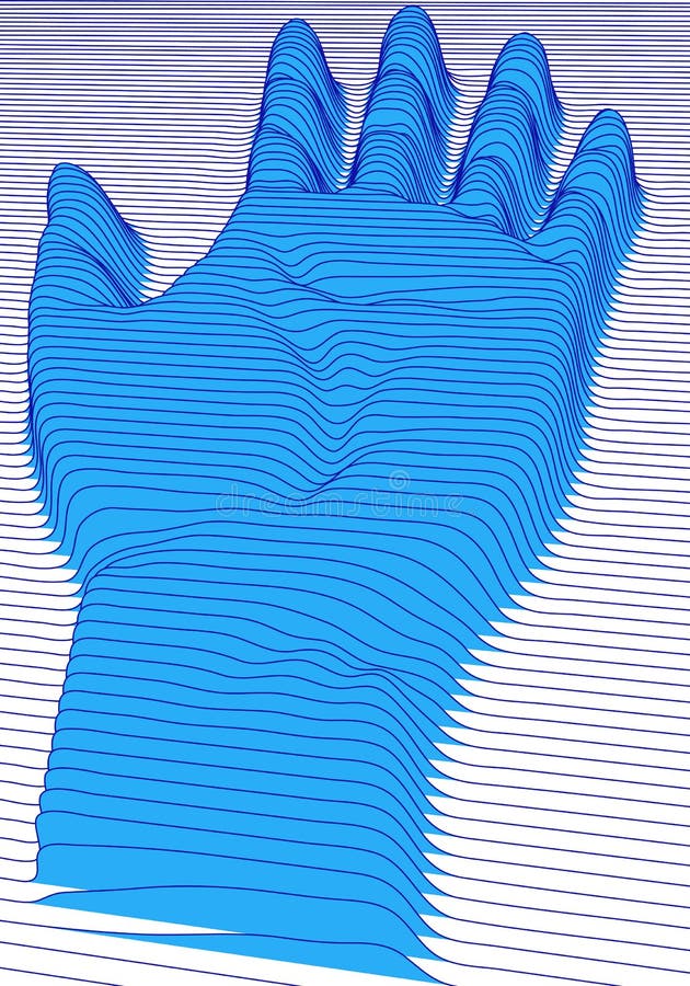 Reaching Wireframe hands stock vector. Illustration of finger - 103790391