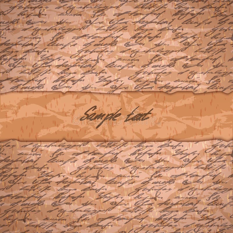 Abstract Hand Write Background for Text Stock Vector - Illustration of ...