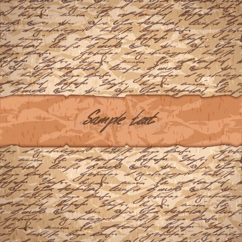 Abstract Hand Write Background for Text Stock Vector - Illustration of ...