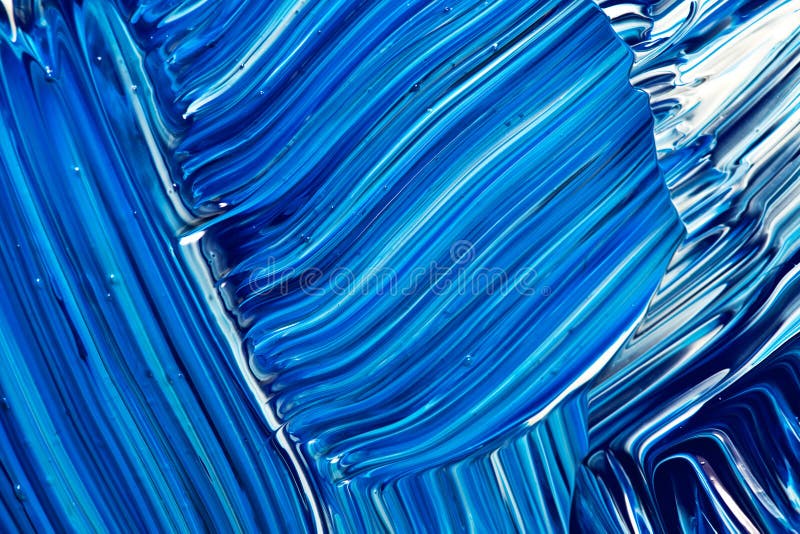 Abstract Handpainted Background In Blue And White Stock Illustration ...