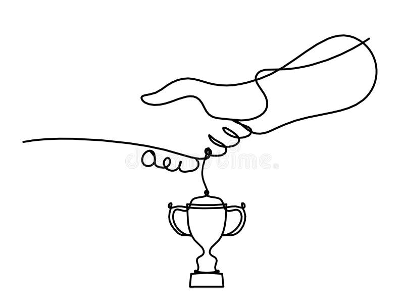 Handshake Simple Line Drawing Stock Illustrations – 440 Handshake ...