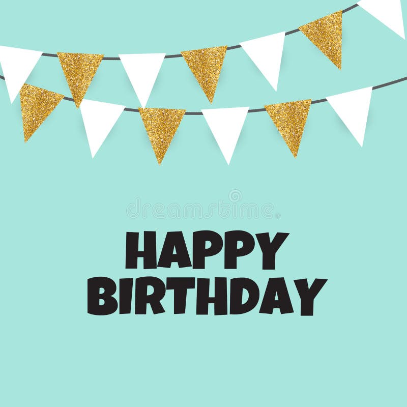 Abstract Happy Birthday Background with Glitter Splash in Modern Style ...