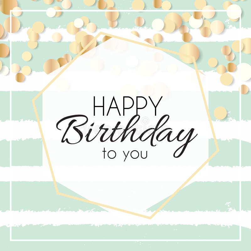 Abstract Happy Birthday Background with Glitter Splash in Modern Style ...
