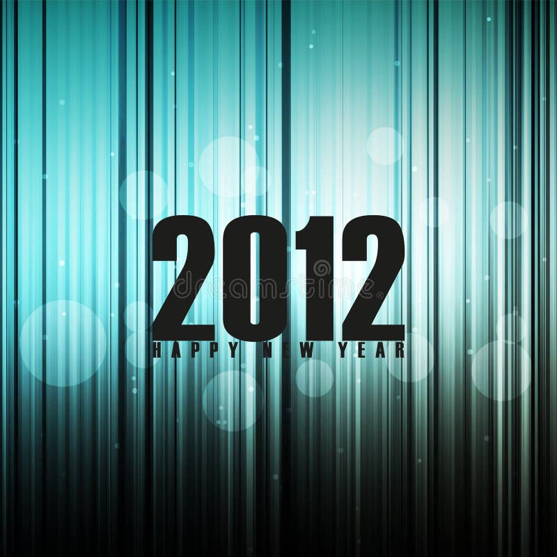 2012 New Year Celebration Background Stock Vector - Illustration of ...
