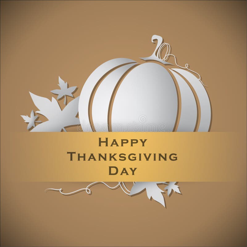 Abstract of Happy Thanksgiving Day. Stock Vector - Illustration of fall ...