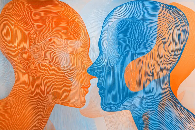 Abstract Harmony of Colors stock illustration. Illustration of ...