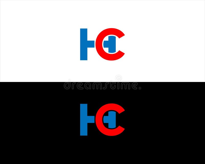 Abstract HC Letter Initial Logo Stock Vector - Illustration of modern ...