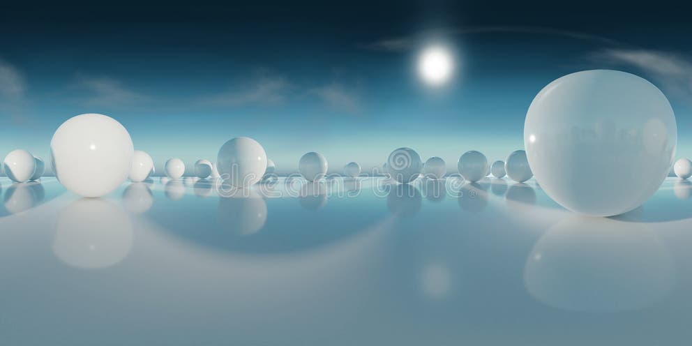 Abstract Blue Spherical Panorama Background Stock Illustrations – 835 ...