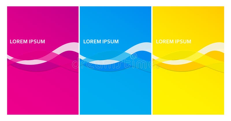 Abstract Header Blue Pink Yellow Wave Vector Design. Template Set Stock ... Abstract Header Blue Pink Yellow Wave Vector Design. Template Set Stock ...
