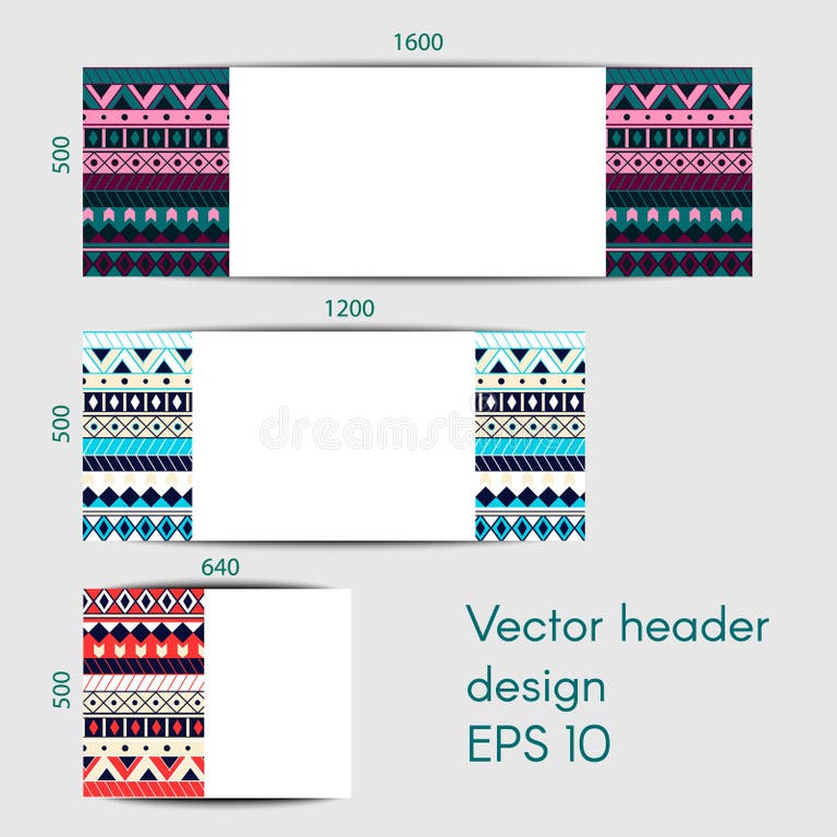 Abstract header design stock illustration. Illustration of blue - 72541155