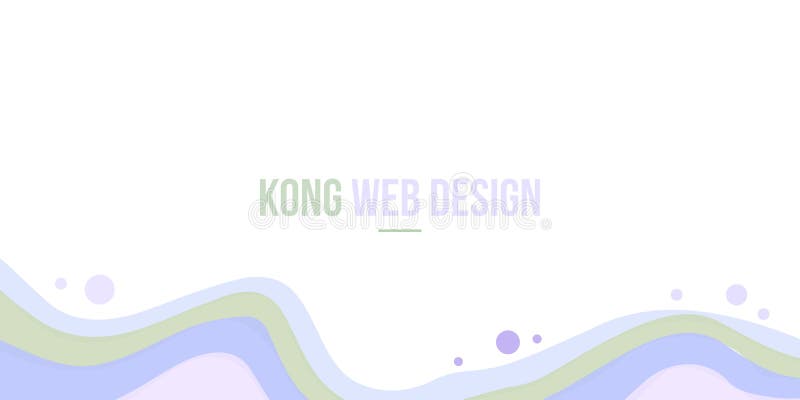 Abstract Header Website Modern Design with Wave Stock Vector ...