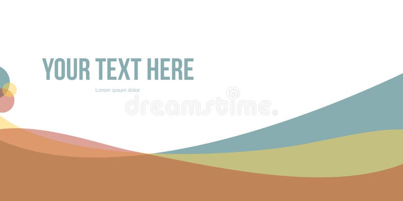 Abstract Header Website Simple Beauty Design Stock Vector ...