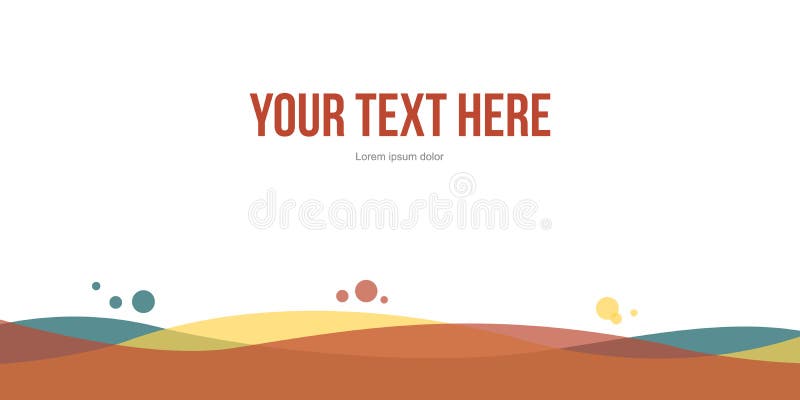 Abstract Header Website Simple Colorful Stock Vector - Illustration of ...