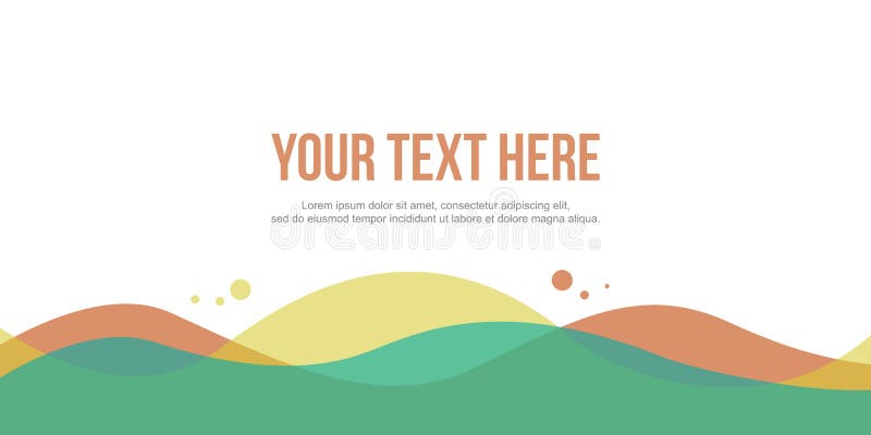 Abstract Header Website Simple Design Style Stock Vector - Illustration ...