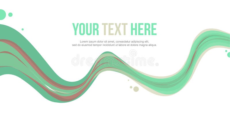 Abstract Header Website Wave Design Collection Stock Vector ...