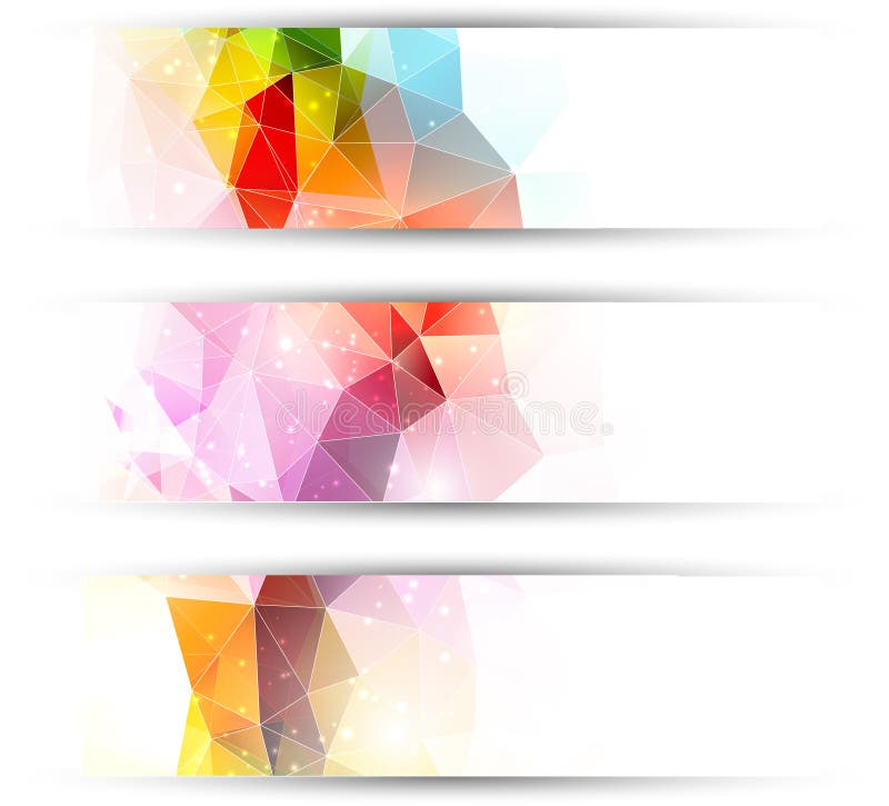 Abstract headers stock vector. Illustration of banner - 36622921