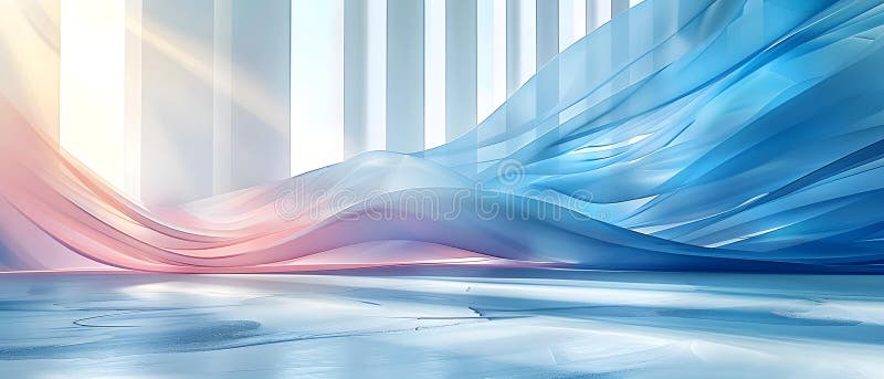 Abstract Healthcare Data Waves. Concept Healthcare Trends, Big Data ...