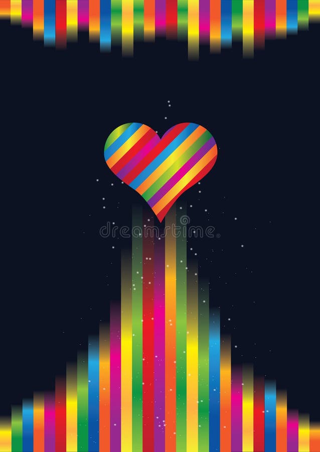 Abstract heart background stock vector. Illustration of line - 10737058