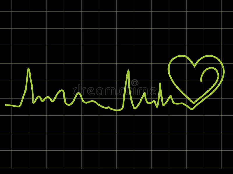 Abstract heart beat chart stock vector. Illustration of healthy - 15851840