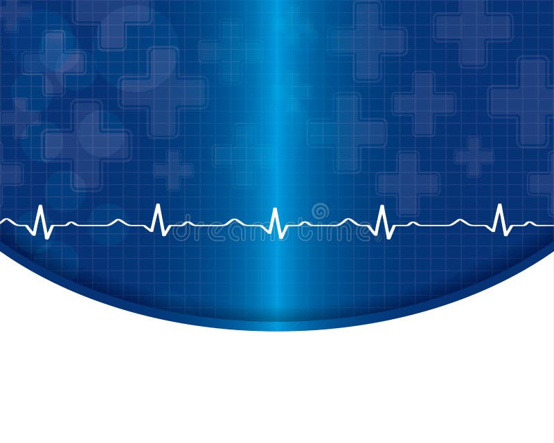 Abstract Heart Beats Cardiogram Illustration . Stock Vector ...