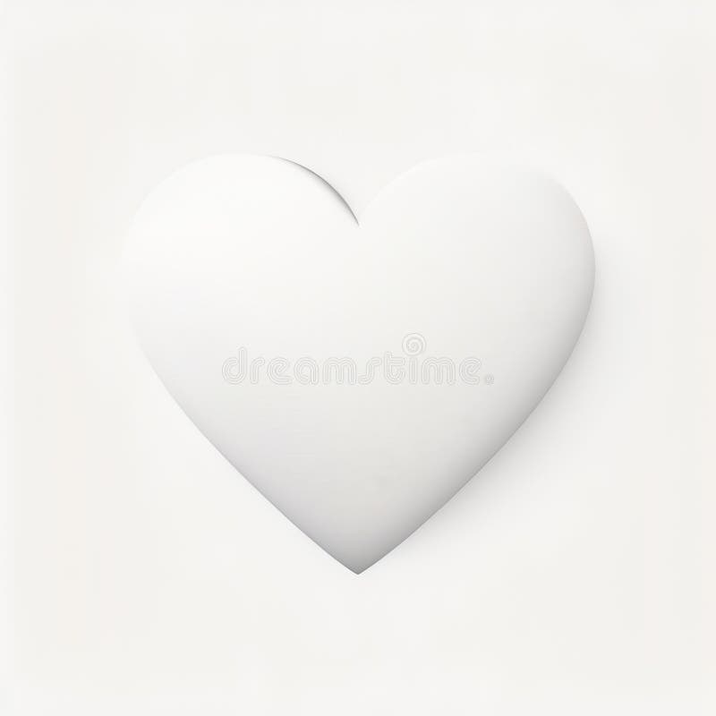 Abstract Heart Illustration,white Background, Graphic Element ...