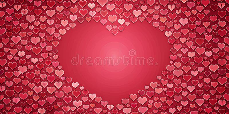 Abstract Heart Pattern Background AI Generative Stock Image - Image of ...