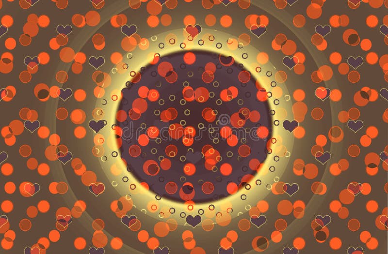 Abstract Heart Pattern Template for Fabric, Tile Design. Background ...