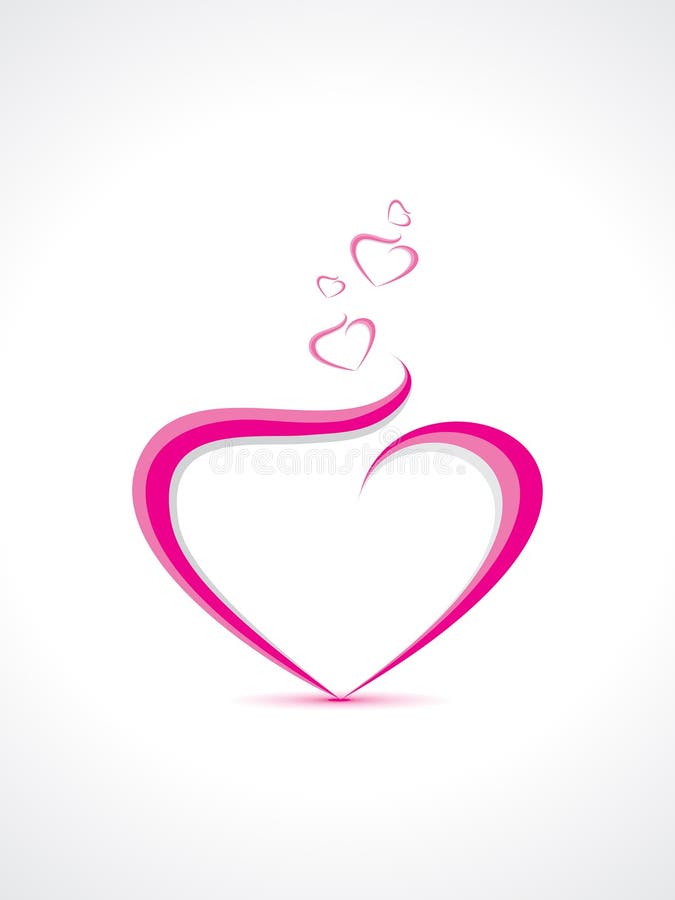 Abstract Heart Shape Background Stock Vector - Illustration of ...