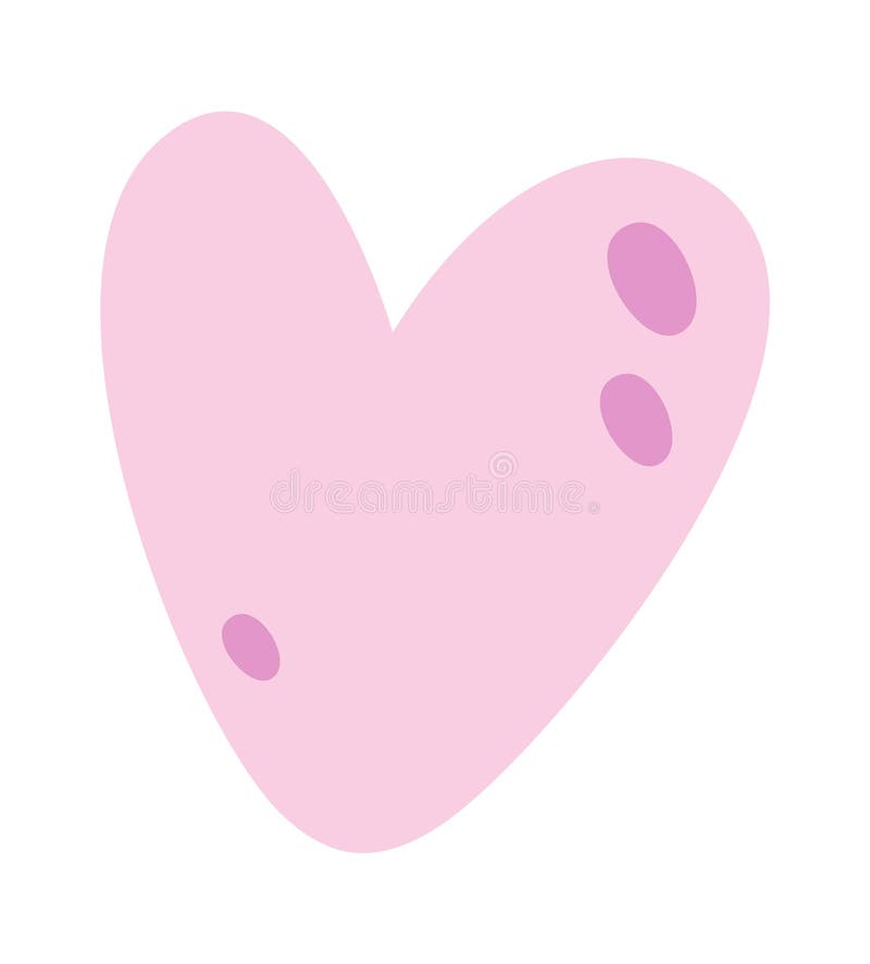 Abstract Heart Shape Design Element Stock Vector - Illustration of ...