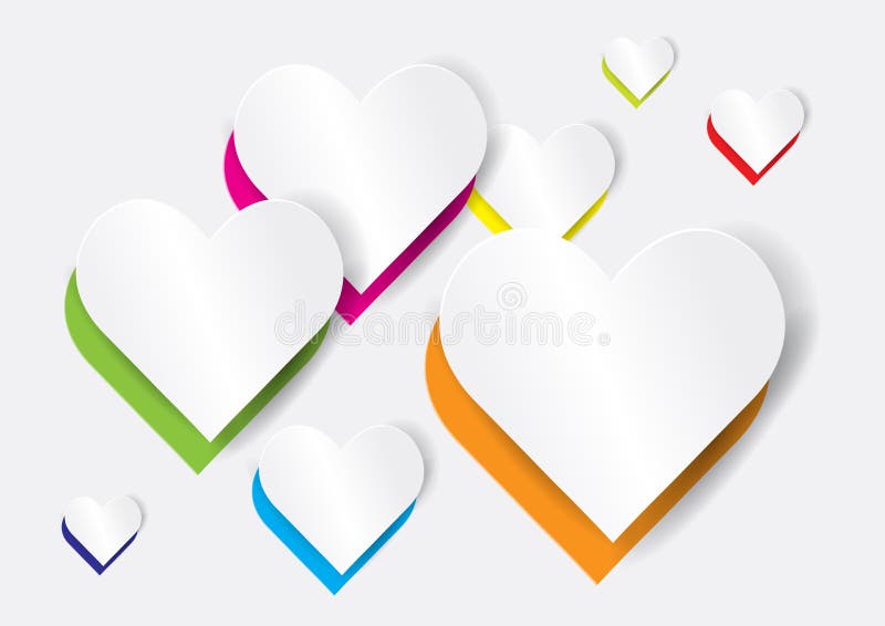 Abstract Heart Shape - Vector Stock Vector - Illustration of sign ...