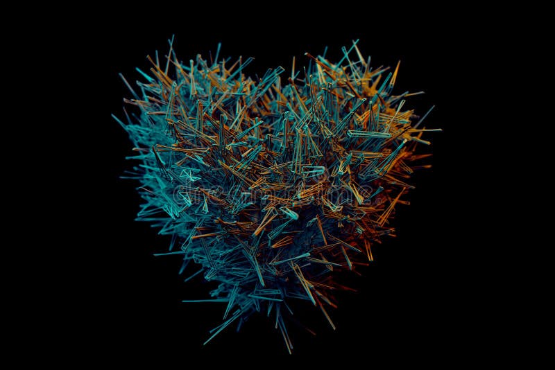 Heart Spikes Stock Illustrations – 227 Heart Spikes Stock Illustrations ...