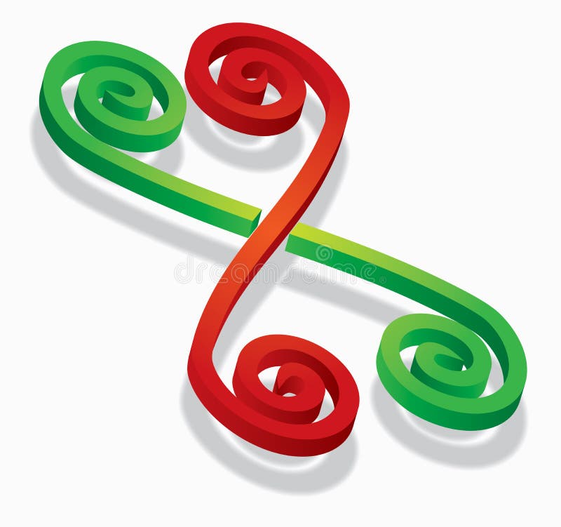 Abstract Hearth Love Vector Red Color Stock Vector - Illustration of ...