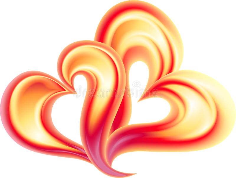 Abstract hearts stock vector. Illustration of pretty - 17968886