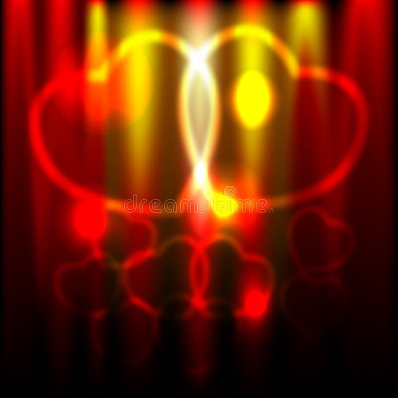 Abstract hearts stock vector. Illustration of abstraction - 18019320