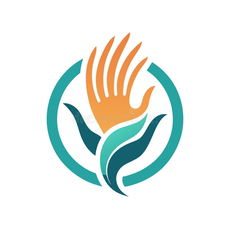 Abstract Helping Hands Logo Design Symbolizing Unity, Care, and ...