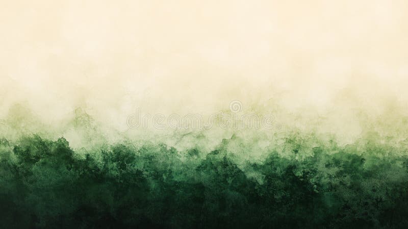 Soft Gradient Transitioning from Light Beige To Deep Green in Abstract ...