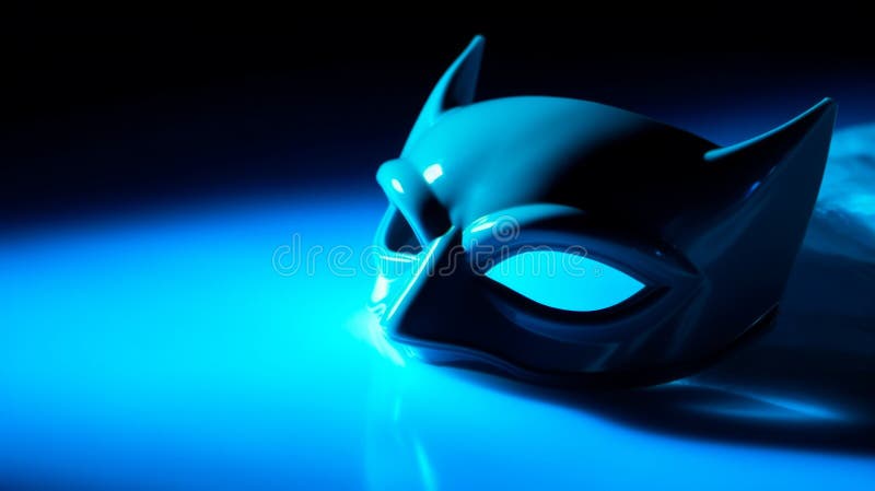 An Abstract Hero Mask with a Multifaceted Background Fuses Heroic ...
