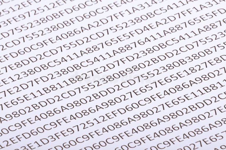 Abstract hexadecimal code stock image. Image of horizontal - 25063757