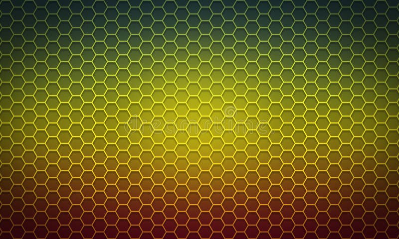 Abstract Hexagon Background Stock Illustration - Illustration of bright ...