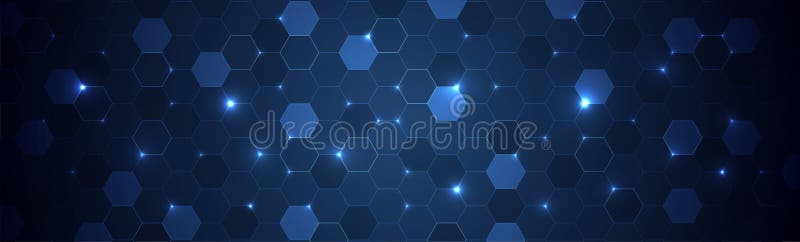 Abstract Hexagon Background for Design Works Stock Vector ...