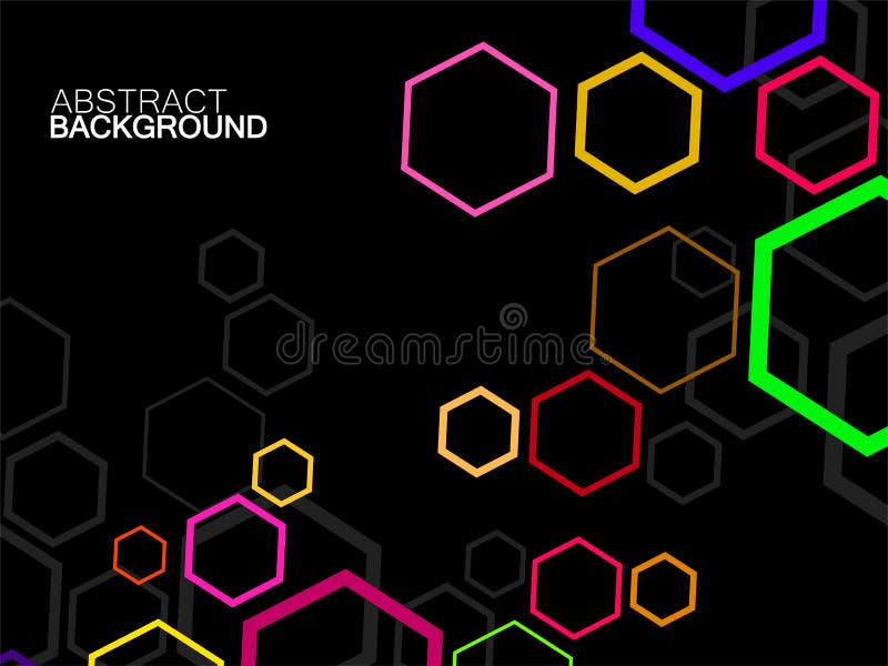 Abstract Hexagon Background, Molecular Structure, Geometric Shape with ... Abstract Hexagon Background, Molecular Structure, Geometric Shape with ...