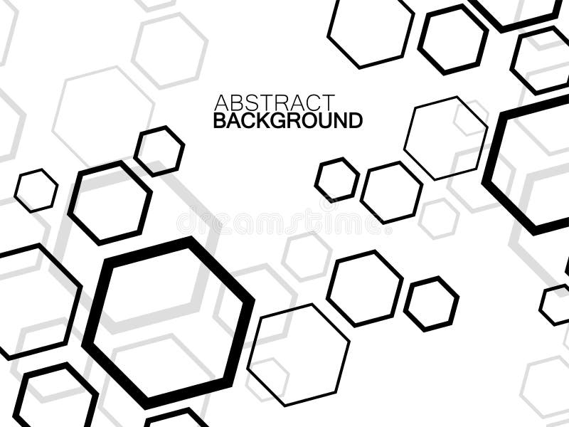 Abstract Hexagon Background, Molecular Structure, Geometric Shape with ... Abstract Hexagon Background, Molecular Structure, Geometric Shape with ...