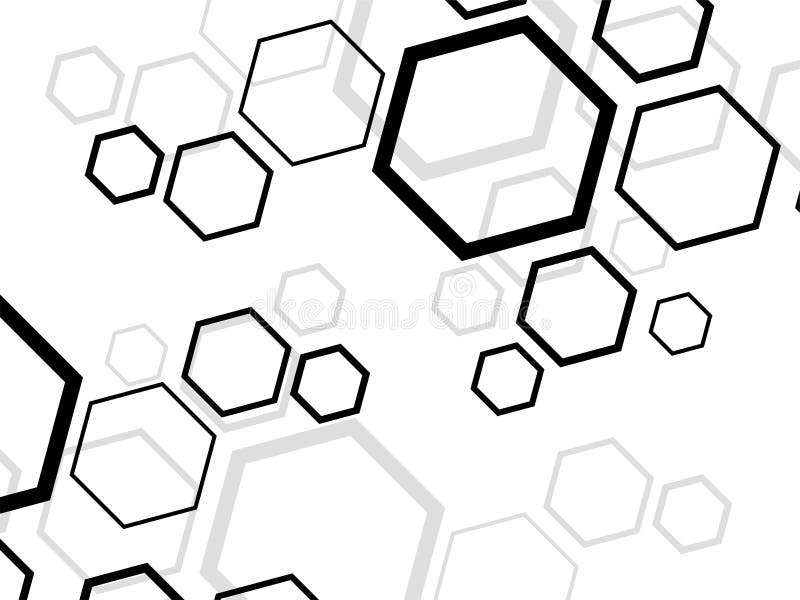 Abstract Hexagon Background, Molecular Structure, Geometric Shape with ... Abstract Hexagon Background, Molecular Structure, Geometric Shape with ...