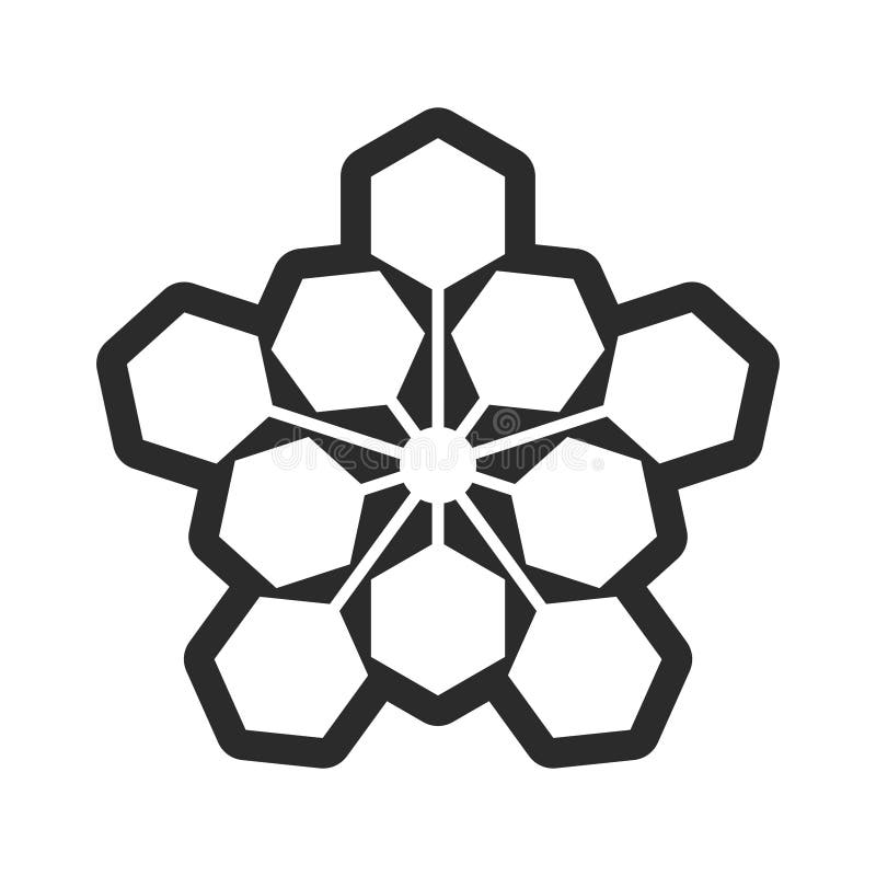 Abstract hexagon cells stock vector. Illustration of layout - 145815828