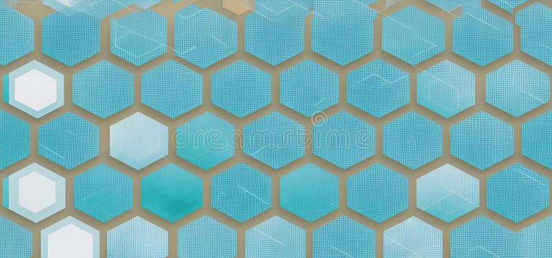 Abstract Hexagon Concept Design, Abstract Technology Background. Stock ...