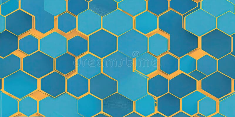 Abstract Hexagon Concept Design, Abstract Technology Background. Stock ...