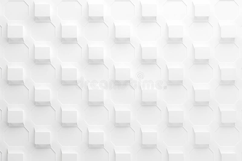 Abstract Hexagon Geometric Surface Loop 1A: Light Bright Clean Minimal Hexagonal Grid Pattern ...
