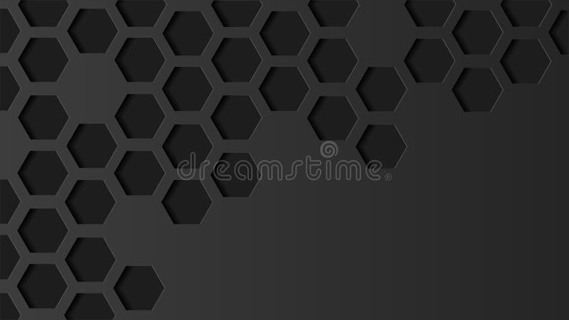 Black Honeycomb Background Stock Illustrations – 48,763 Black Honeycomb ...