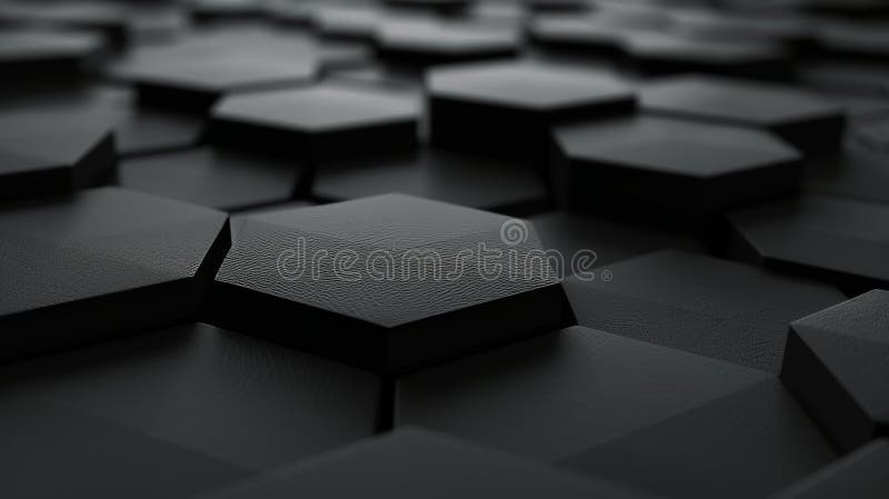 An Abstract Hexagon Geometry Background with Six Angles in Front ...