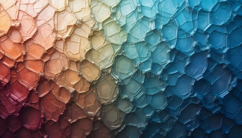 Abstract Hexagon Gradient Background Texture Stock Illustration ...